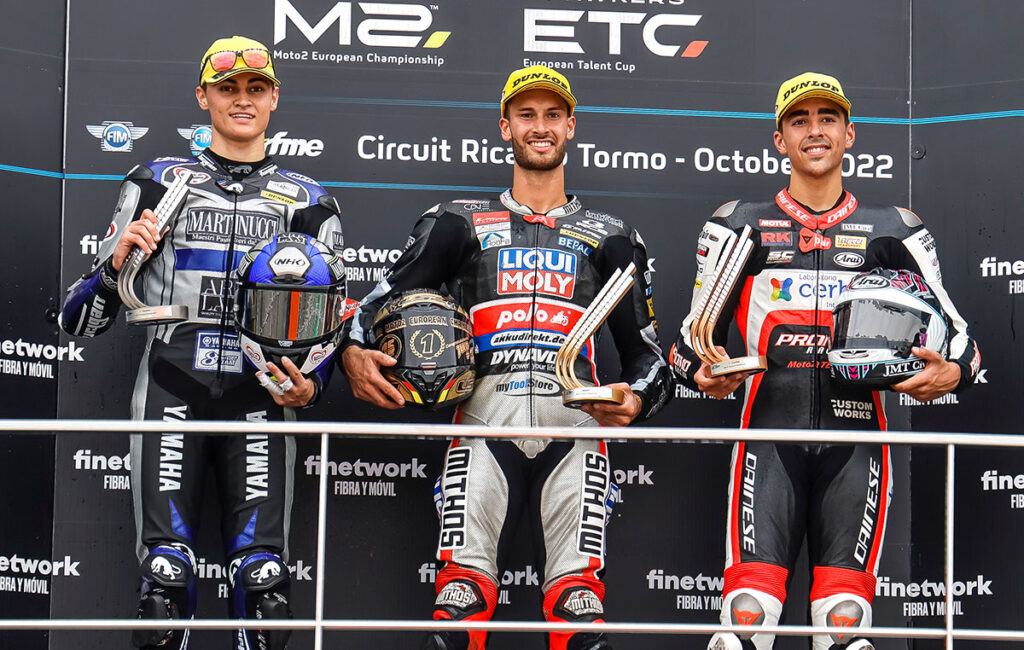 Alex Escrig Finish Second Place in the Moto2 European Championship Race ...